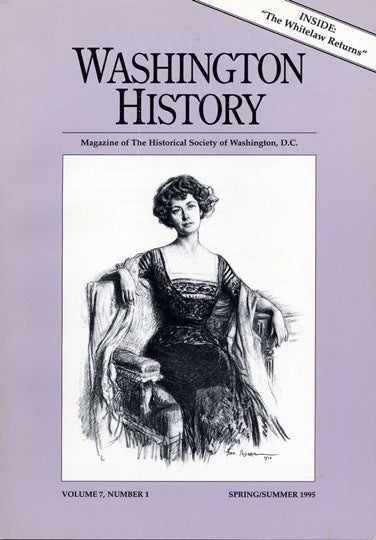 Washington History Spring/Summer 1995 | DC History Center Store